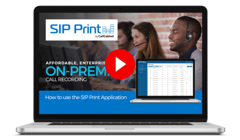 Premise Call Recording | SIP Print by CallCabinet